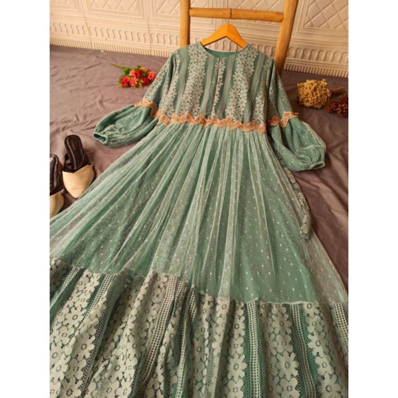 Jual GAMIS BRUKAT RENDA TERBARU/ GAMIS LEBARAN 2022/ MAUDY DRESS TILE ... Jual GAMIS BRUKAT RENDA TERBARU/ GAMIS LEBARAN 2022/ MAUDY DRESS TILE ...