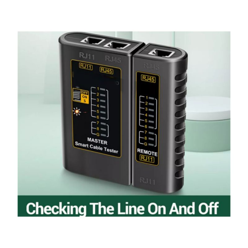 Jual Lan cable tester network rj11 rj45 kabel lan network tester poe rj ...