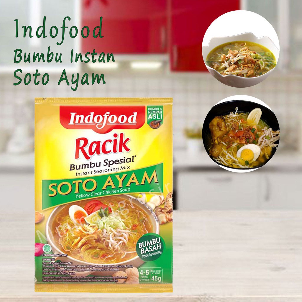 Jual INDOFOOD SOTO AYAM 45g / BUMBU INSTAN | Shopee Indonesia