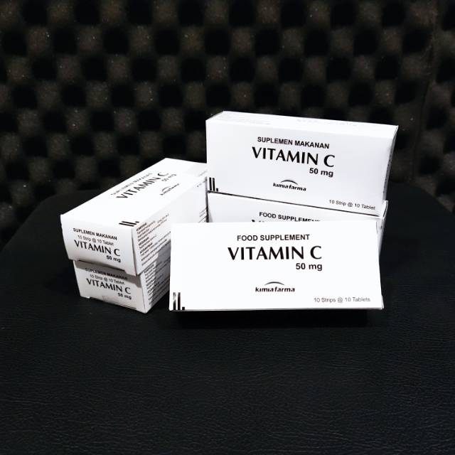 Jual Vitamin C 50 mg - KIMIA FARMA - Suplemen Makanan | Shopee Indonesia