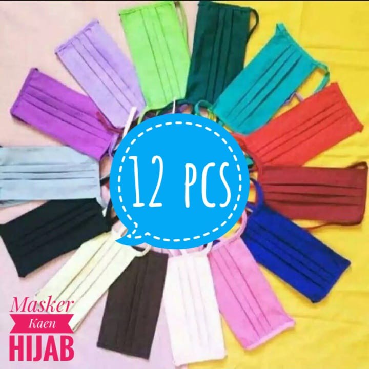 Jual [COD] - MASKER HIJAB KAEN DAN KESEHATAN PELINDUNG DARI DEBU ...