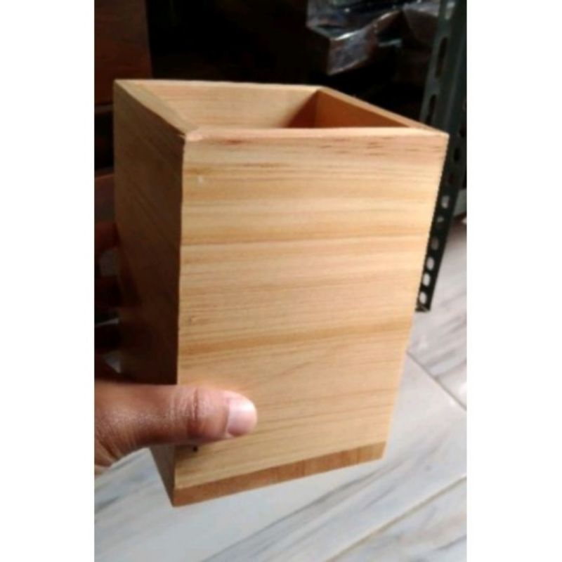Jual BOX KAYU SERBAGUNA | TEMPAT PENSIL | TEMPAT SENDOK | TEMPAT SOTEL ...