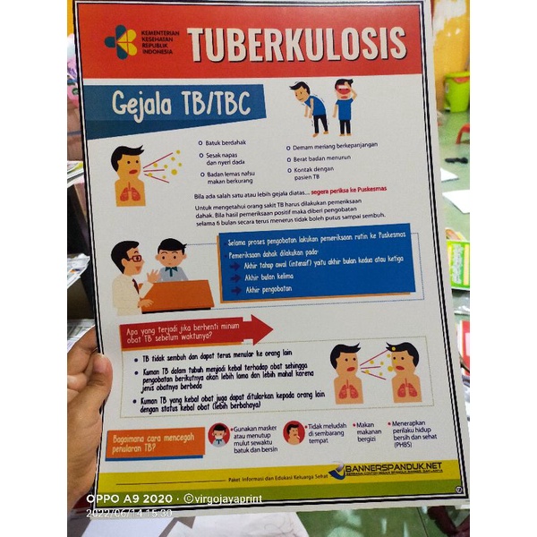 Jual 138 POSTER GEJALA TB/TBC | Shopee Indonesia