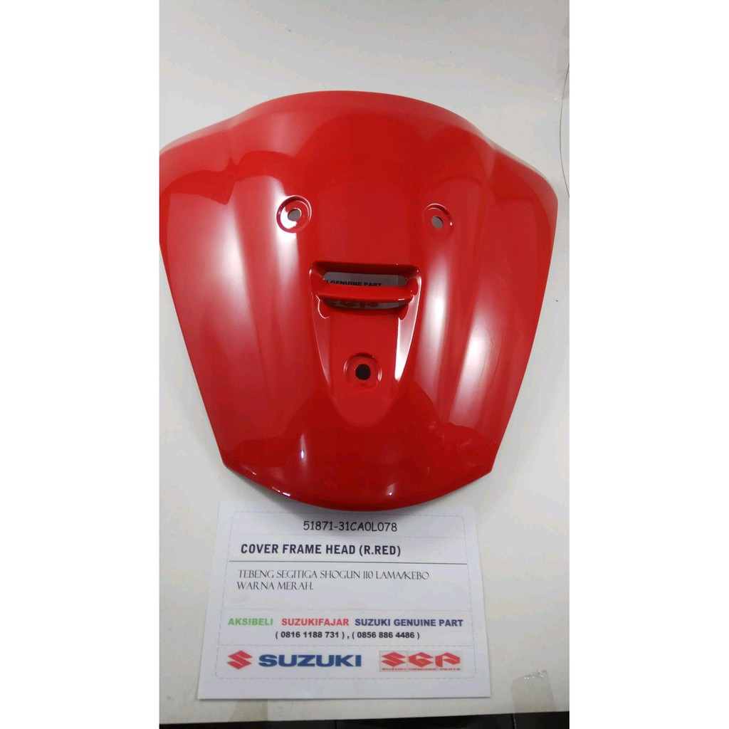 Jual FADA - Tebeng Segitiga Shogun 110 lama warna merah | Shopee Indonesia