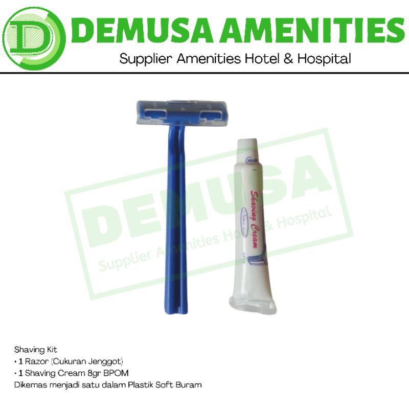 Jual Shaving Kit Hotel Amenities (Razor + Cream) | Shopee Indonesia