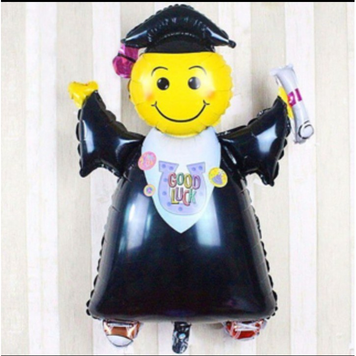 Jual Balon Foil Graduation / Wisuda Full Body Jumbo 100cm | Shopee ...
