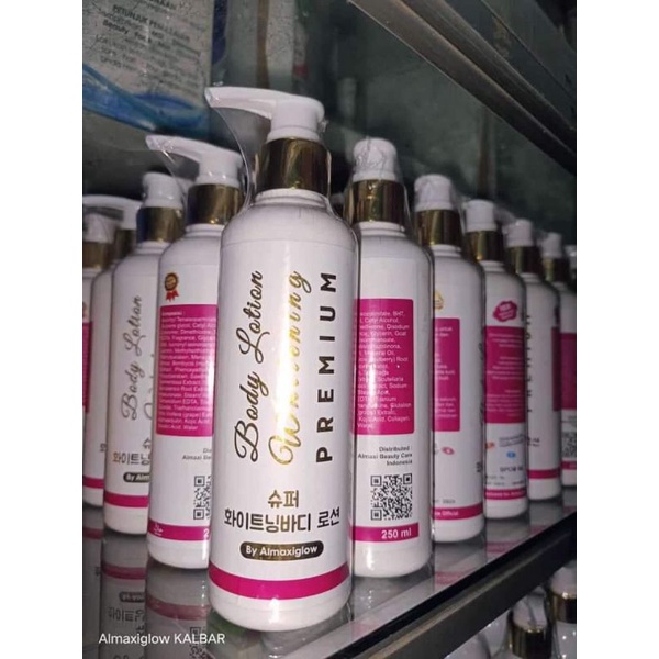Jual HANDBODY ALMAXIGLOW 10X WHITENING BODY LOTION WHITENING PREMIUM ...