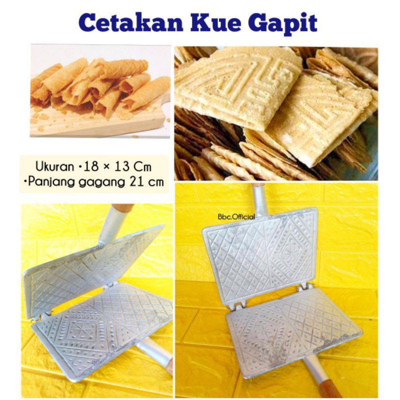 Jual CETAK KUE GAPIT,EGG ROLL, CREPES,SEMPRONG BAHAN COR ANTI LENGKET ...