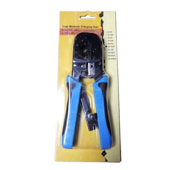 Jual Jual Crimping Tool Telecom RJ45 RJ11 RJ12 LAN Network Strip Cutter ...