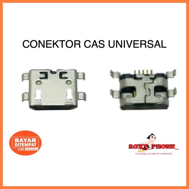 Jual KONEKTOR CONECTOR CHARGER CAS UNIVERSAL TYPE B ALL TYPE CHINA VIVO ...