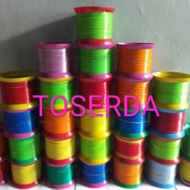 Jual Benang Layangan Benang Senar Benang Kenur Paralon Plastik Klos ...