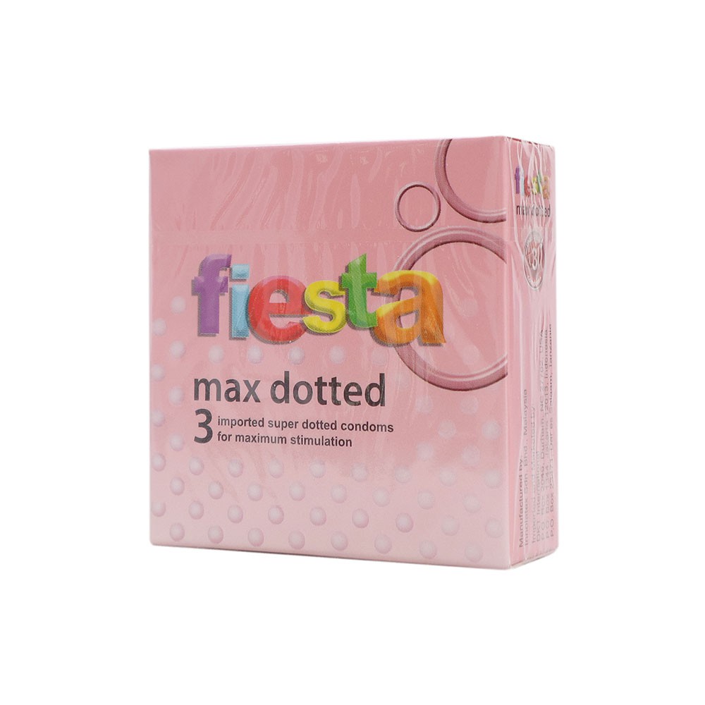 Jual Fiesta Max Dotted Isi 3 Kondom | Shopee Indonesia