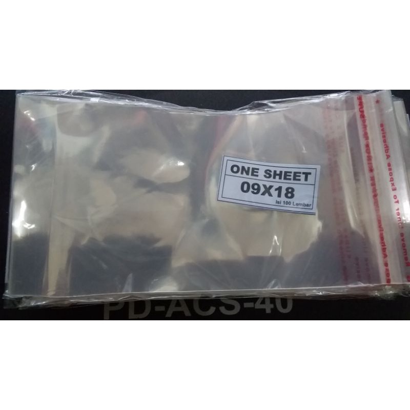 Jual Plastik OPP One Sheet 9x18 Lembaran | Shopee Indonesia