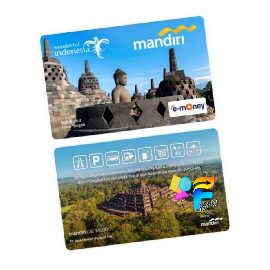 Jual Kartu eMoney eToll Mandiri edisi Wonderful Indonesia | Shopee ...