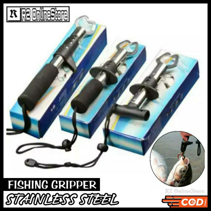 Jual Tang Penjepit Ikan Fish Lip Grip Mini Stainless Steel Portable ...