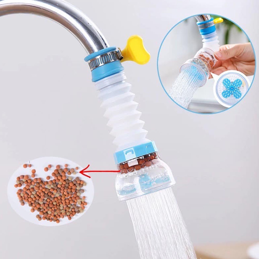 Jual Sambungan Kran FLEXIBLE Versi 2 Ada Klem Anti Copot Filter Air ...