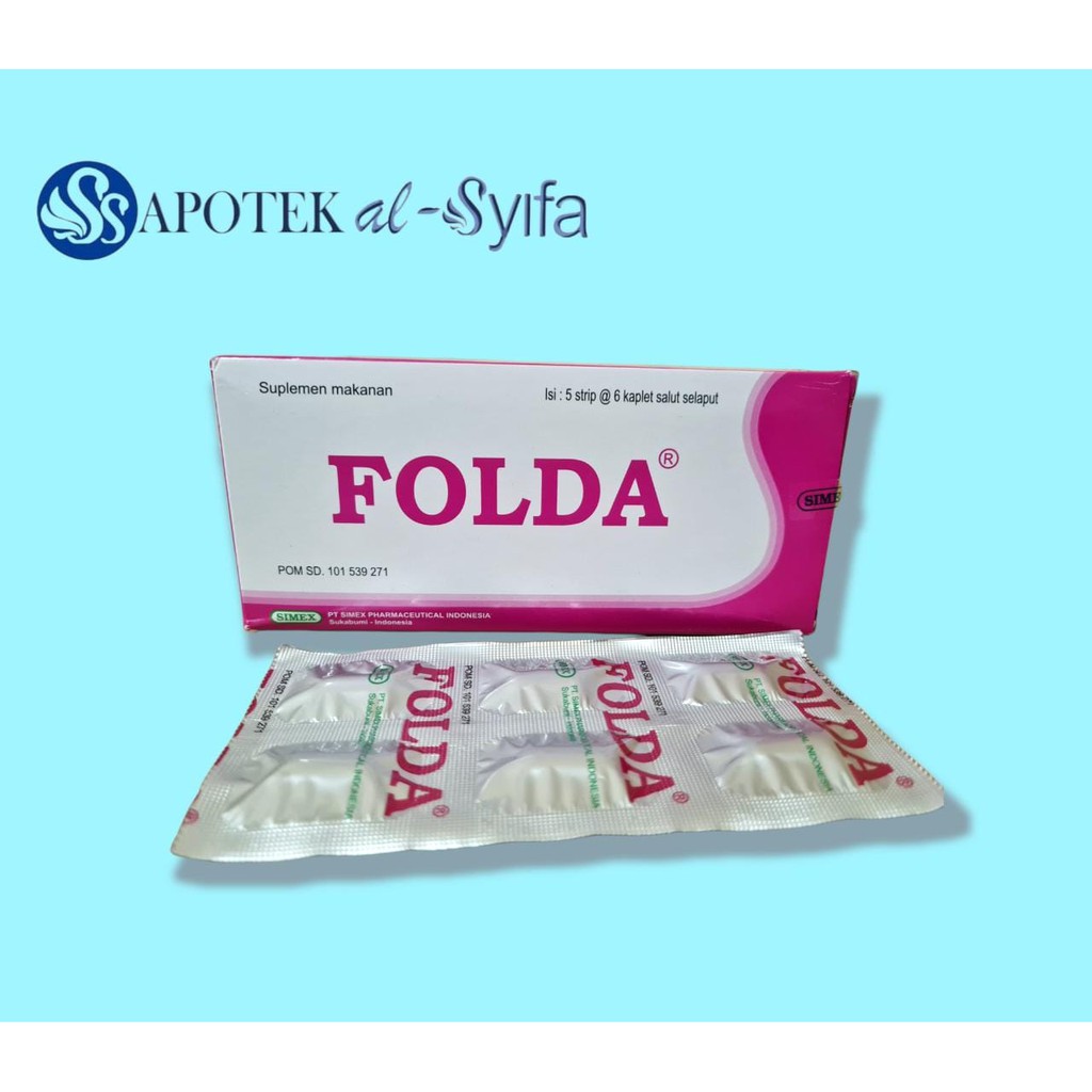 Jual Folda Vitamin Ibu Hamil (1 box isi 30 kaplet) EXP DES 2023 | Shopee Indonesia