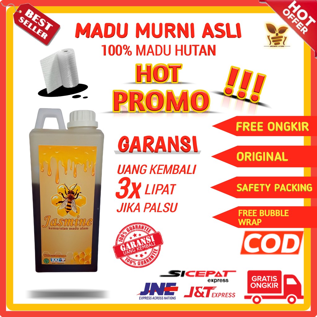 Jual MADU HUTAN ASLI 1KG MADU HUTAN ORIGINAL 100% ALAMI MADU MURNI ASLI ...