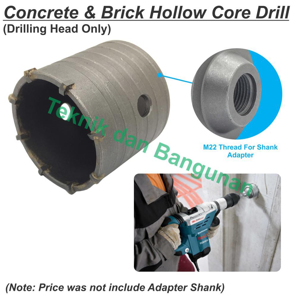 Jual Hollow Core Drill 50mm x Thread M22 | Shopee Indonesia