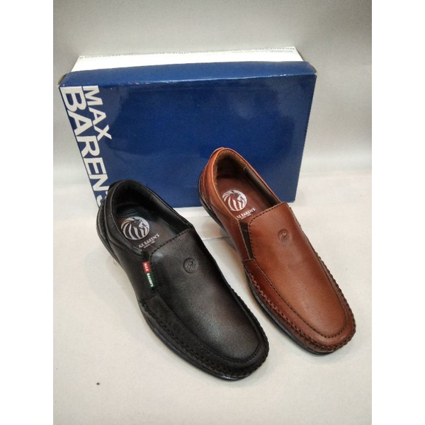 Jual Sepatu Pantofel Pria Kulit by MAX BAREN'S MN25 Hitam & Coklat ...