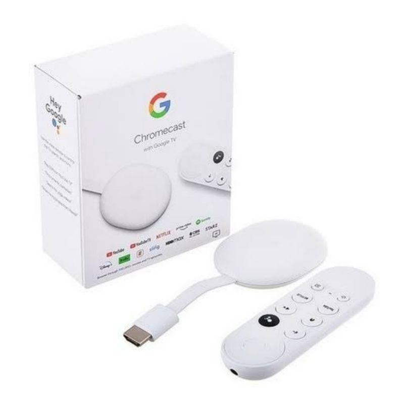 Jual GOOGLE CHROMECAST WITH GOOGLE TV CHROME CAST 4 | Shopee Indonesia