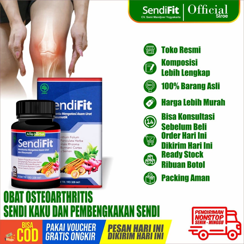 Jual Obat Osteoarthritis Sendi kaku Sulit Digerakkan Dan Pembengkakan ...