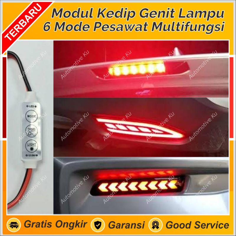 Jual MODUL KEDIP LAMPU LED STROB MULTIFUNGSI: COCOK UNTUK REM, SEIN, KOLONG, SPOILER MOBIL ...
