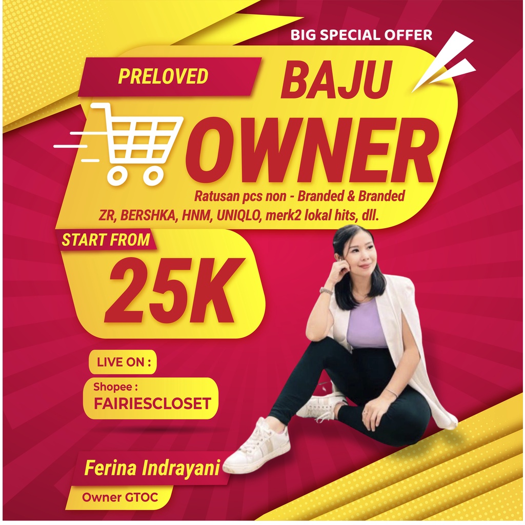 Jual RELOVED BAJU OWNER BIG SPECIAL OFFER PART 1 | Shopee Indonesia