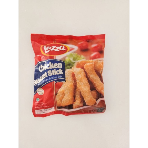 Jual naget stik naget ayam Lezza chicken nugget stick 400g | Shopee ...