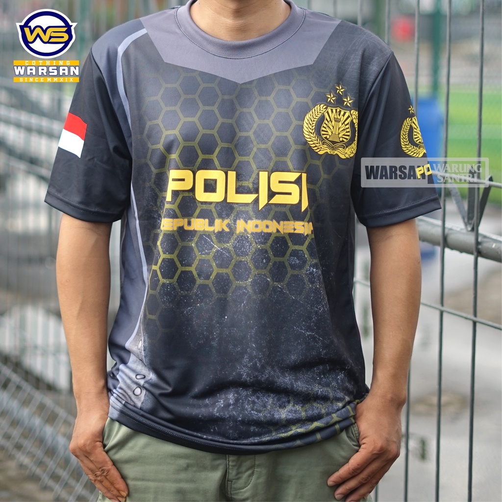 Jual Kaos Jersey Polisi / Jersey Polisi Fullprint / Kaos Polri / Jersey ...