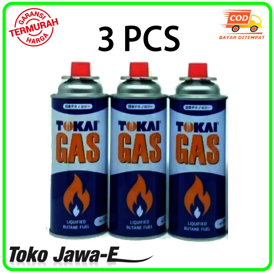 Jual GAS PORTABLE 3PCS TOKAI GAS KALENG 235G (PENJUALAN KHUSUS PULAU ...