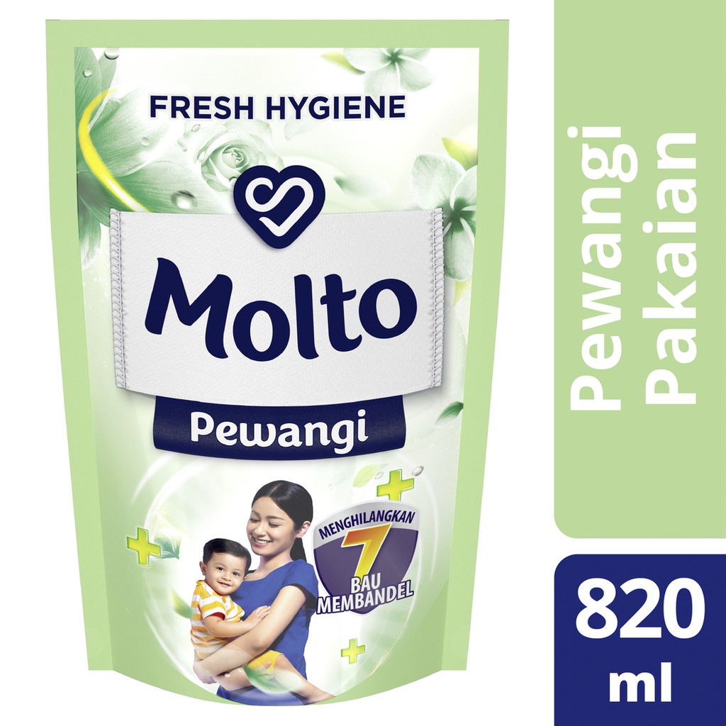 Jual Molto Pewangi Fresh Hygiene 820 Ml | Shopee Indonesia