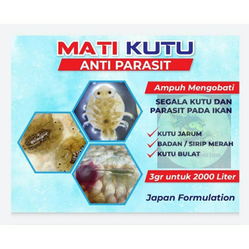 Jual Obat Kutu Ikan | Mati kutu | Anti Parasit | Shopee Indonesia