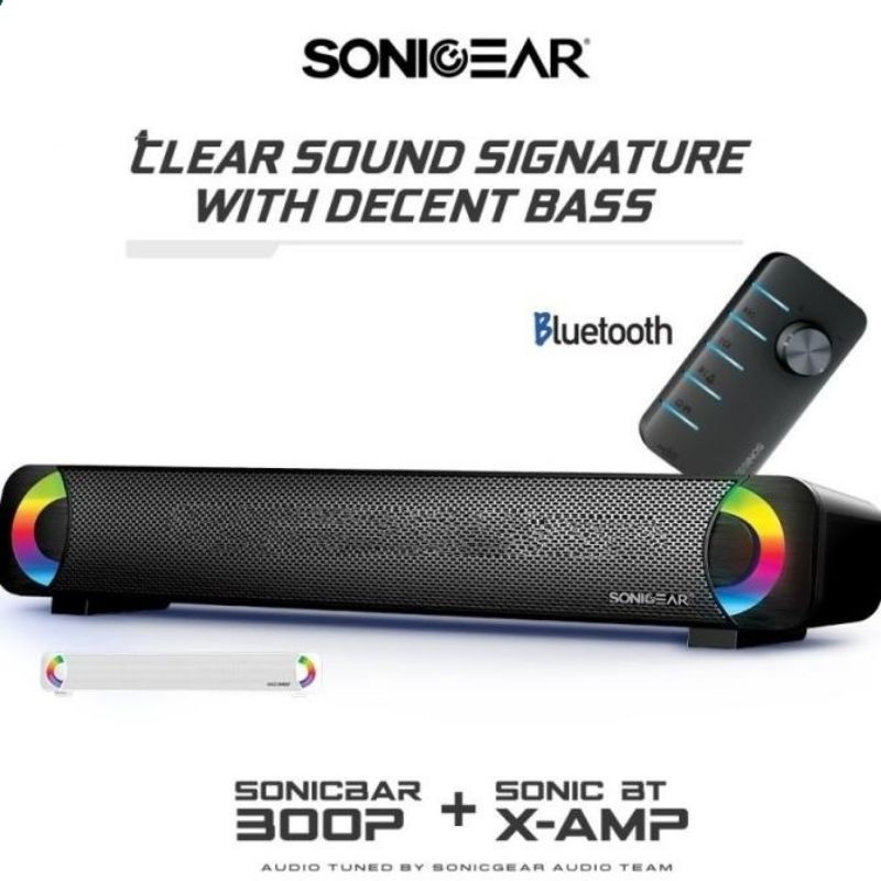 Jual Speaker Sonic Gear SonicGear 300P Powerful SoundBar RGB Light Effect | Shopee Indonesia