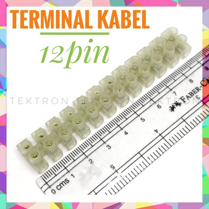 Jual Terminal Kabel 12 pin, terminal listrik, baud, konektor kabel ke ...