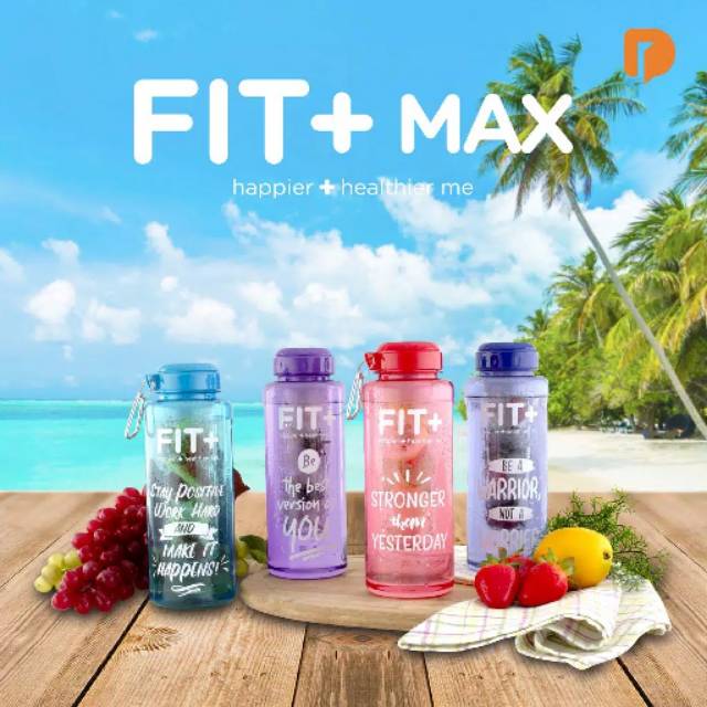 Jual FIT + BOTTLE BOTOL FIT PLUS BOTOL INFUSED WATER | Shopee Indonesia