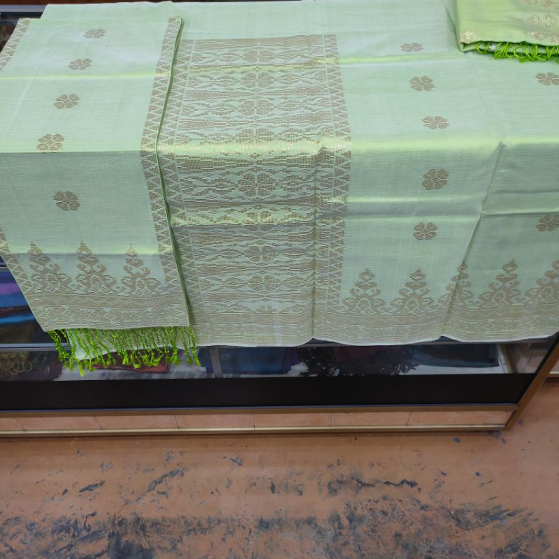Jual Songket Silungkang warna hijau | Shopee Indonesia