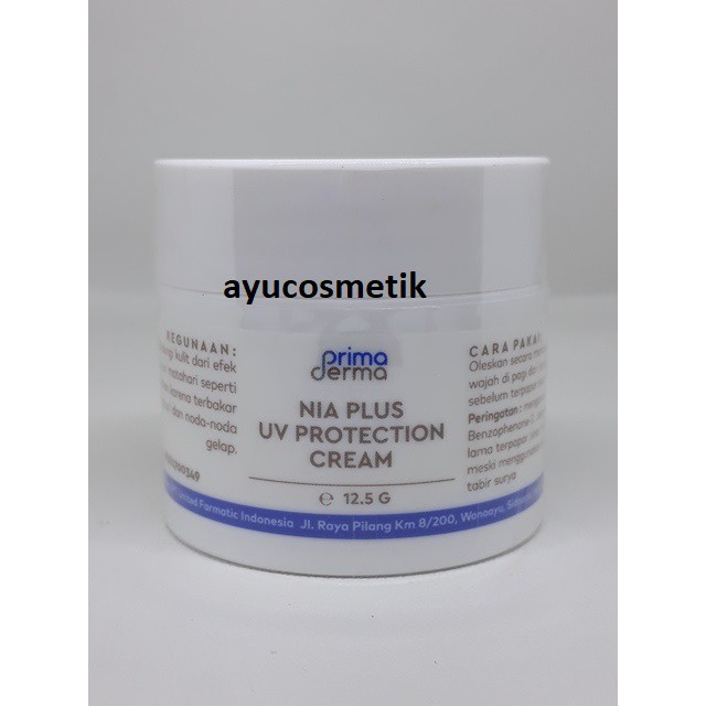 Jual Nia Uv Protector Cream Primaderma | Shopee Indonesia