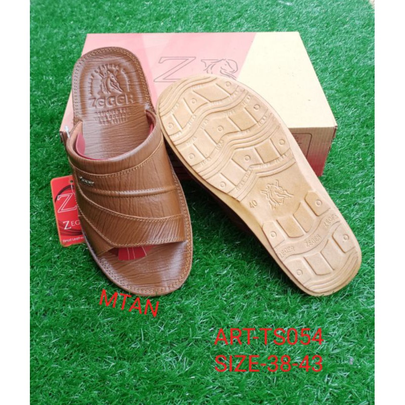 Jual SANDAL PRIA KULIT ASLI ZEGER TS054 | Shopee Indonesia