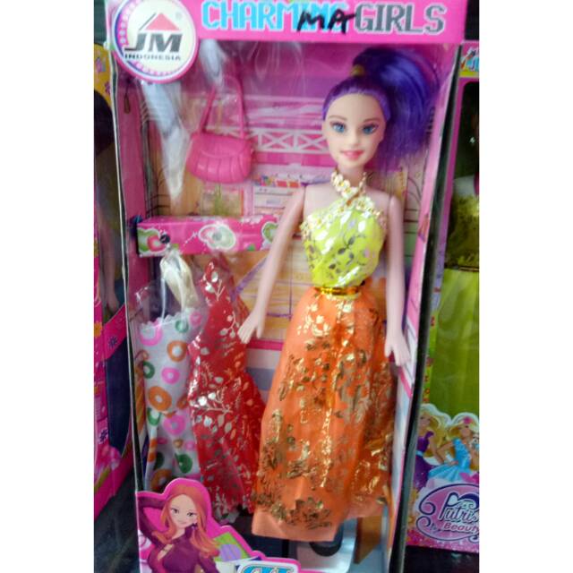 Jual Boneka perempuan princess Charming Girl tas | Shopee Indonesia
