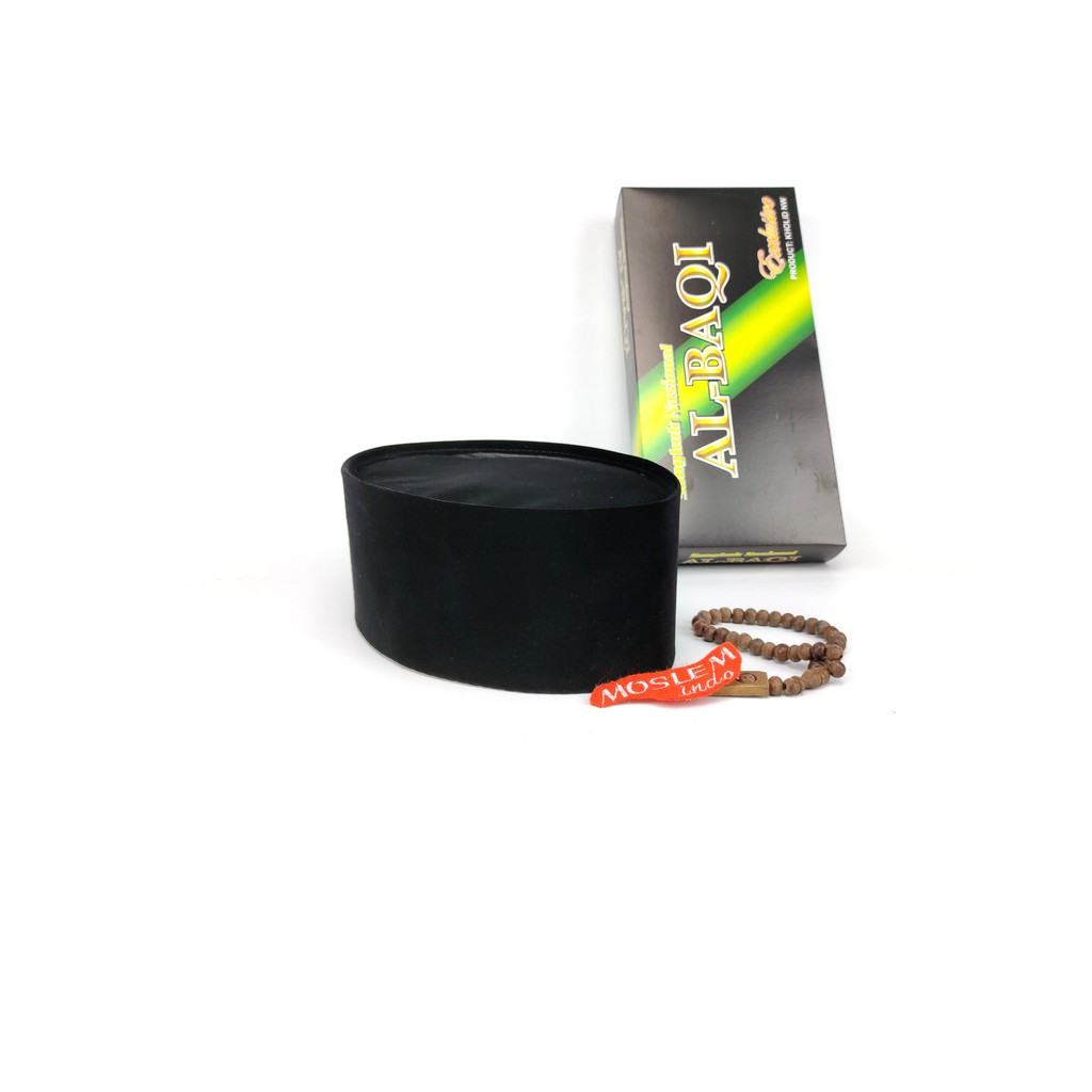 Jual PECI / KOFYAH / SONGKOK HITAM POLOS | Shopee Indonesia