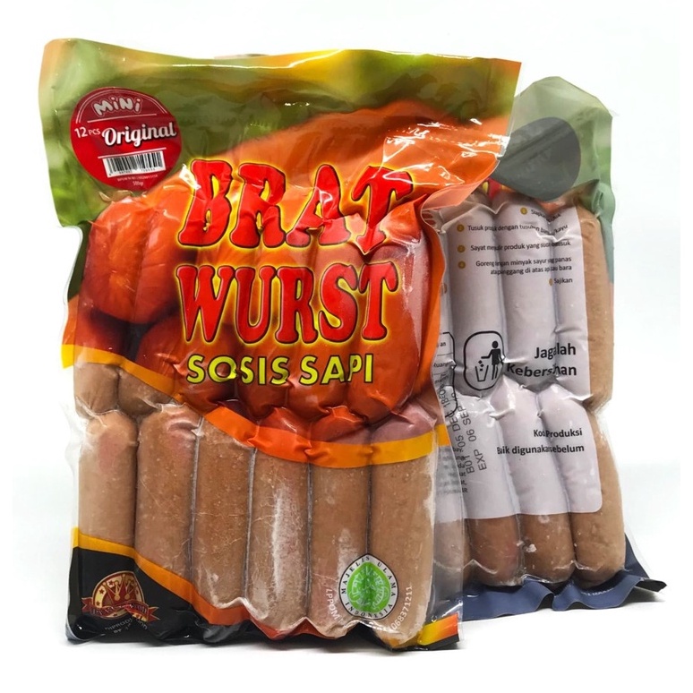 Jual Bratwurst Sosis Sapi Original Mini Shopee Indonesia