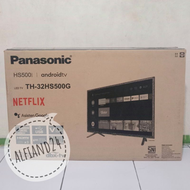 Jual TV Led 32 Inch Panasonic Android TV Digital - TH32HS500G | Shopee ...