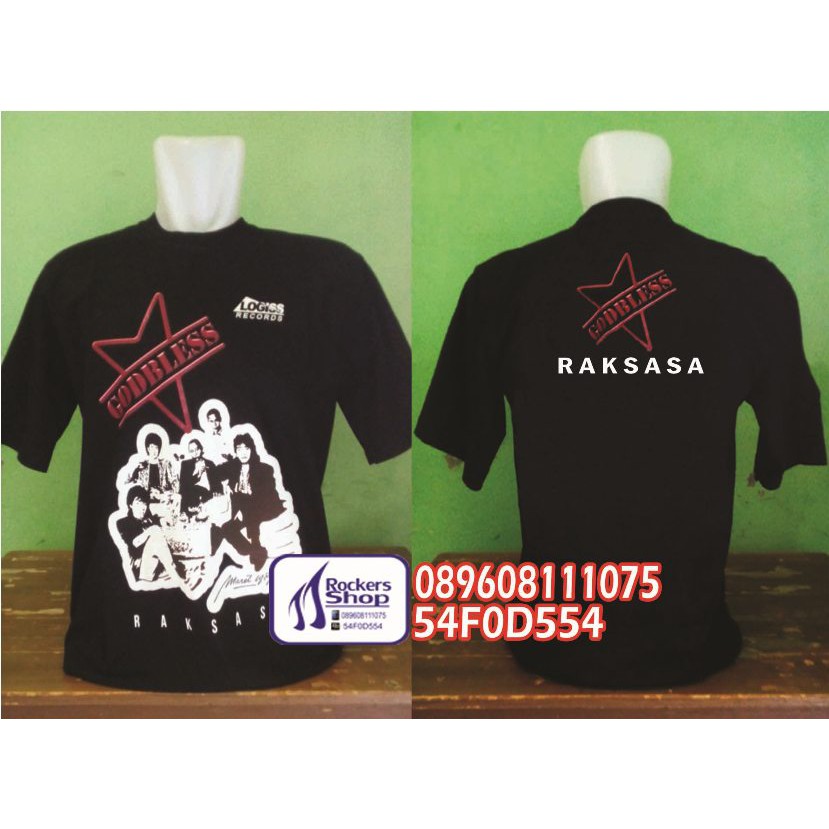 Jual KAOS GOD BLESS COVER ALBUM RAKSASA GODBLESS AHMAD ALBAR IAN ANTONO ...