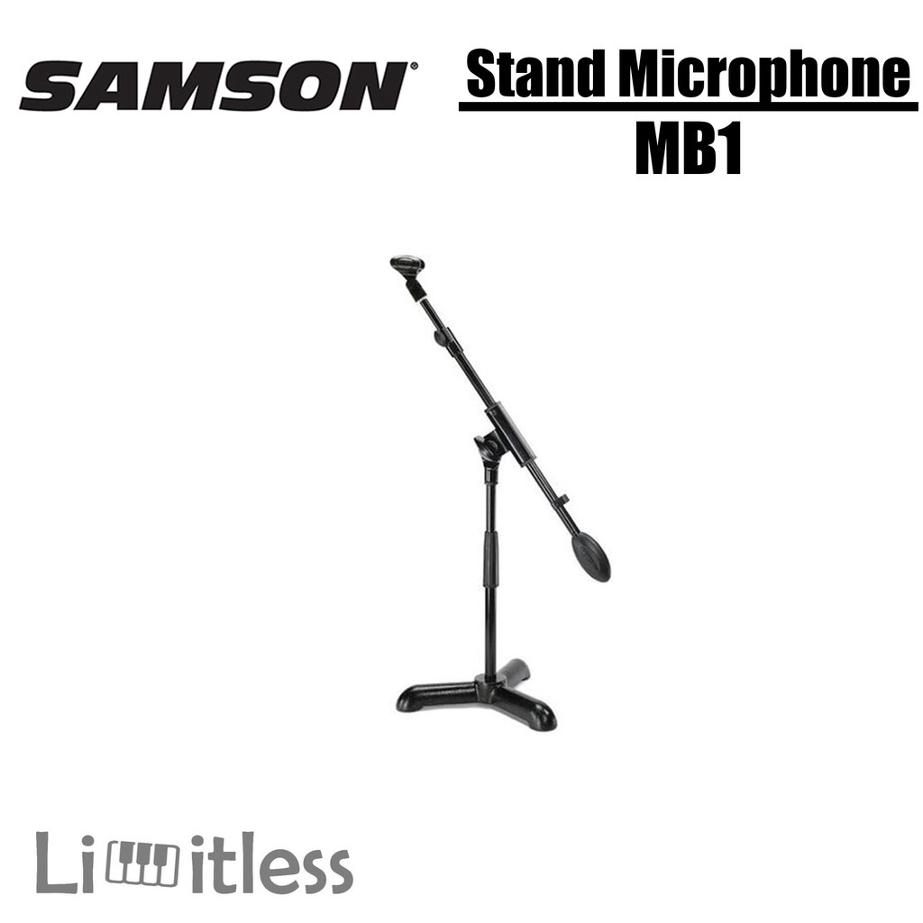 Jual Stand Boom Microphone / Mini Boom Stand Mic Samson MB1 MB-1 ...