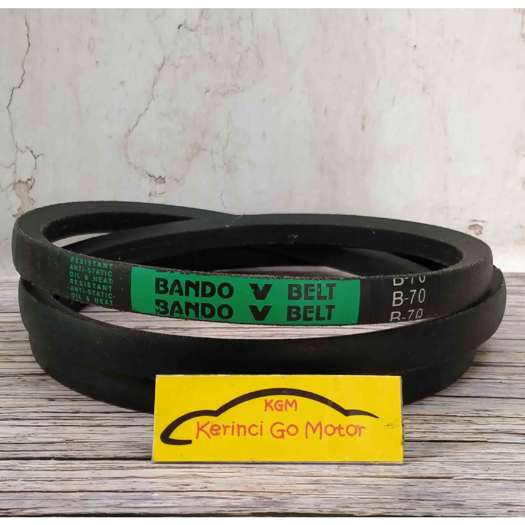 Jual Bando Van Belt B-70 V Belt Tali Kipas B70 Fan Belt Vanbelt Polos | Shopee Indonesia
