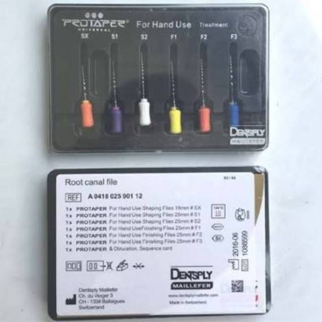 Jual Dental Protaper file densply 25mm sx-f3 for hand use | Shopee ...
