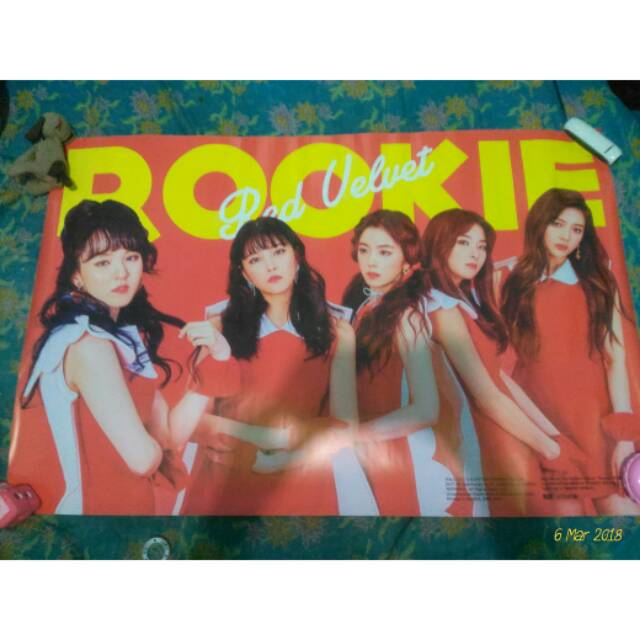Jual [OFFICIAL] POSTER RED VELVET ROOKIE (+FREE TUBE) | Shopee Indonesia