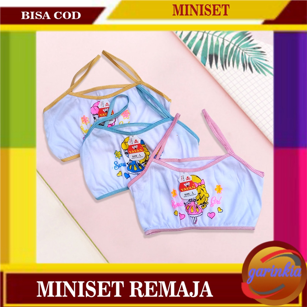 Jual Pakaian Dalam Bra Mini Set Miniset Anak Sd Tali Kecil Perempuan ...