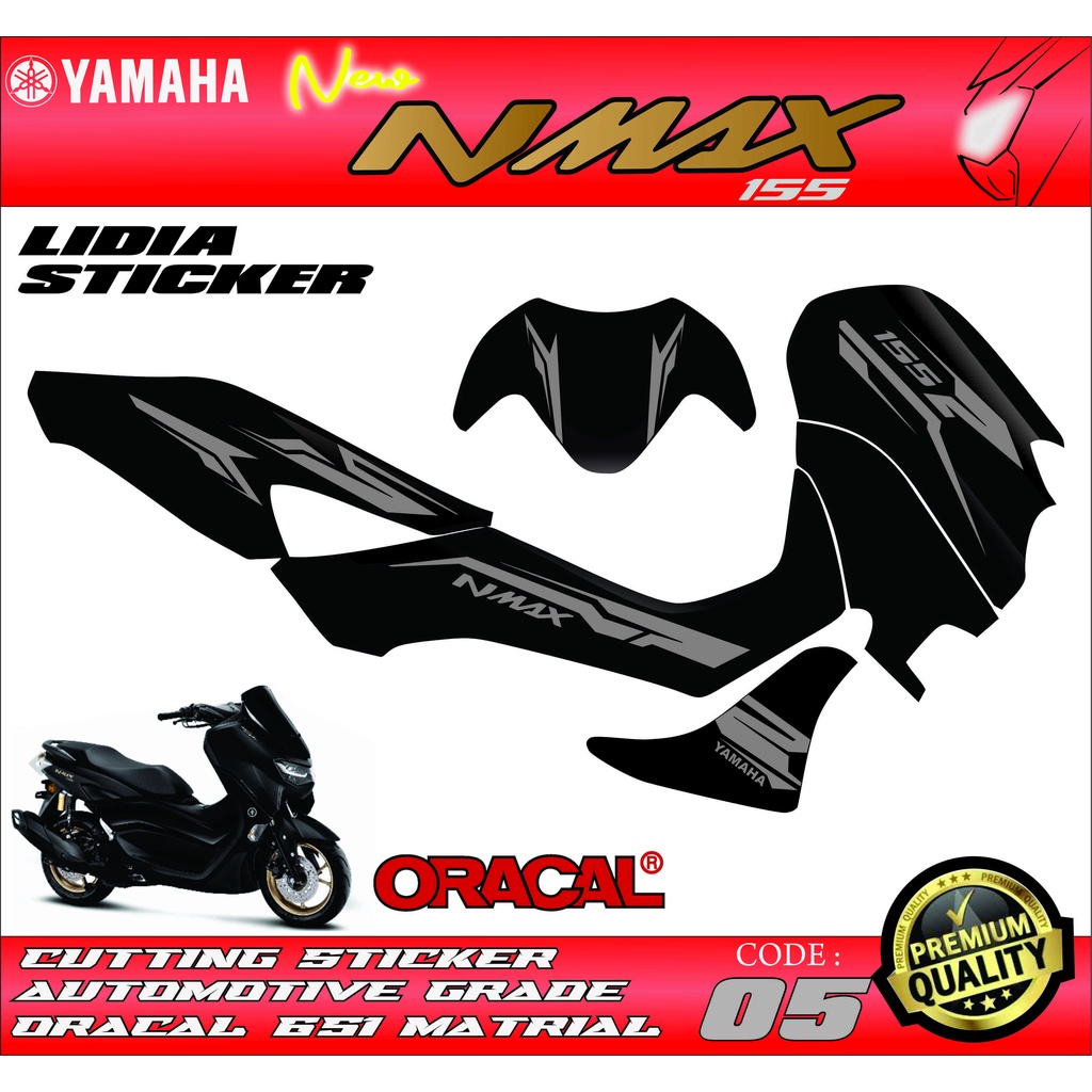 Jual STIKER NEW NMAX CUTTING STICKER STRIPING NMAX GRAFIS 05 BAHAN ...